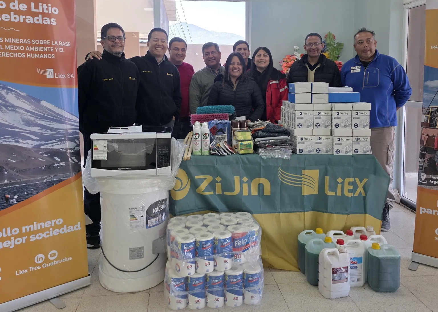 ZIJIN-LIEX REFORZÓ SU COMPROMISO CON LA SALUD PÚBLICA EN FIAMBALÁ